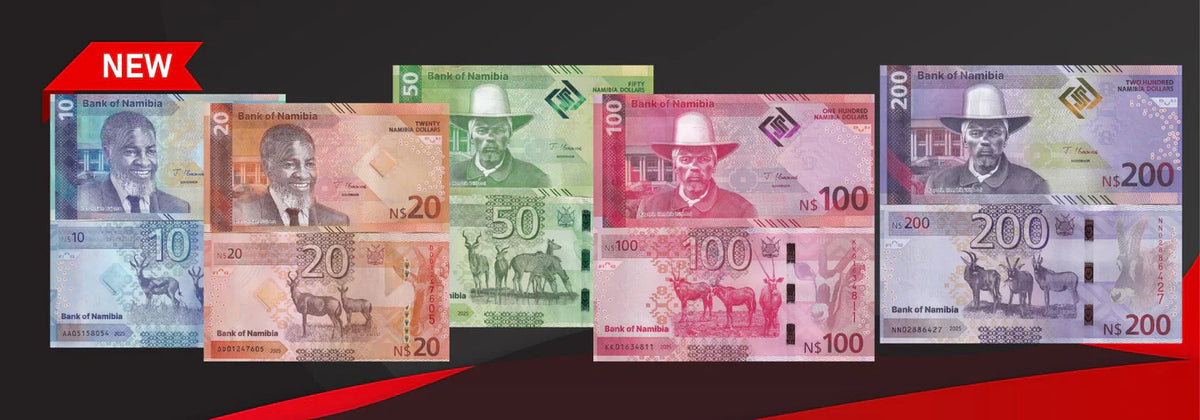 Namibia Banknote 2025 – A New Era of Currency – Noteshobby