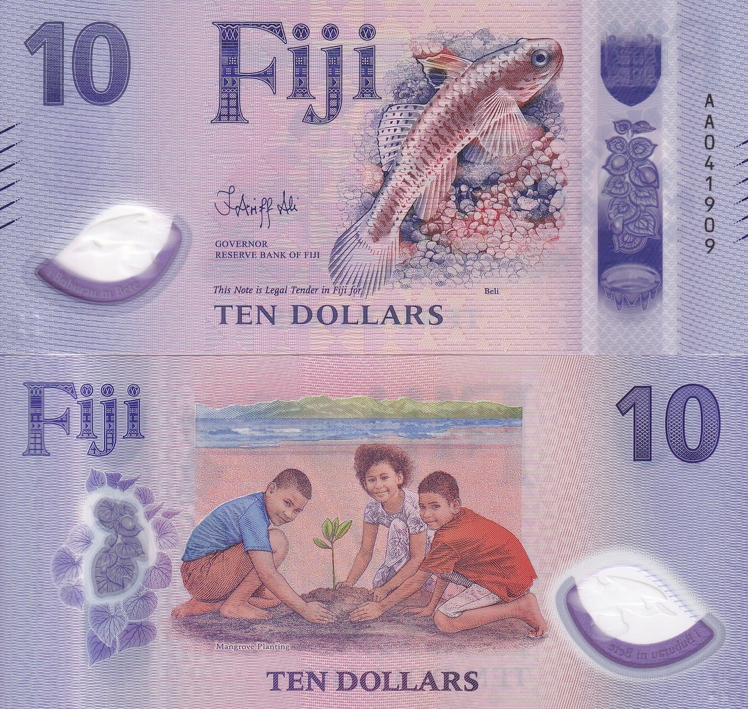 Fiji SET 3 UNC 5 10 20 Dollars 2026 2025 P NEW Polymer LOT 3 SETS = 9 ...