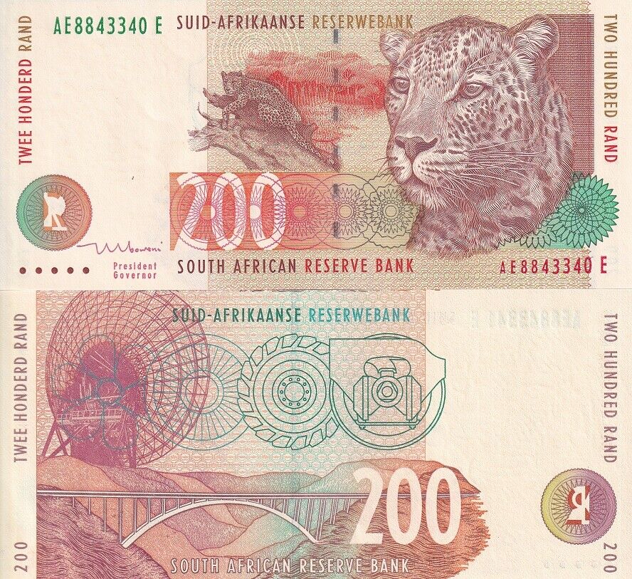 South Africa 200 Rands ND 1999 P 127 b AUnc – Noteshobby
