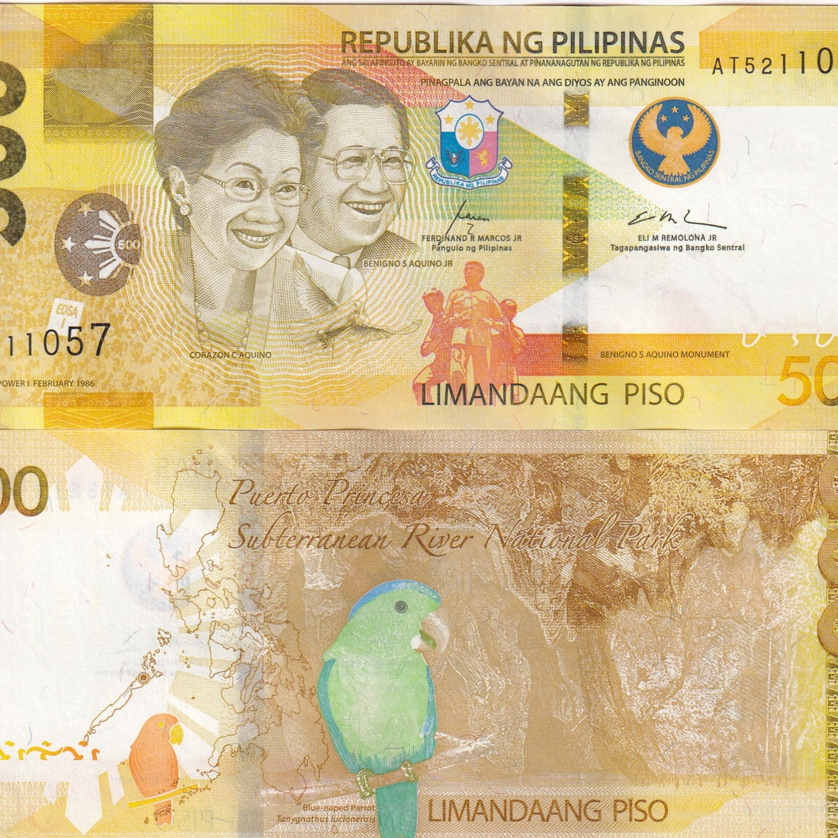 Philippines 500 Piso 2025 P W234A UNC WITH Blind Mark – NotesHOBBY