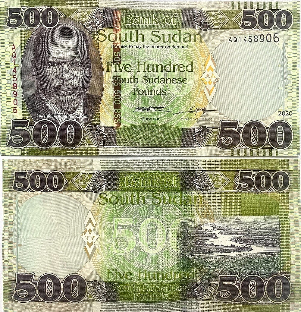 South Sudan 500 Pound 2020 P 16 b UNC – NotesHOBBY
