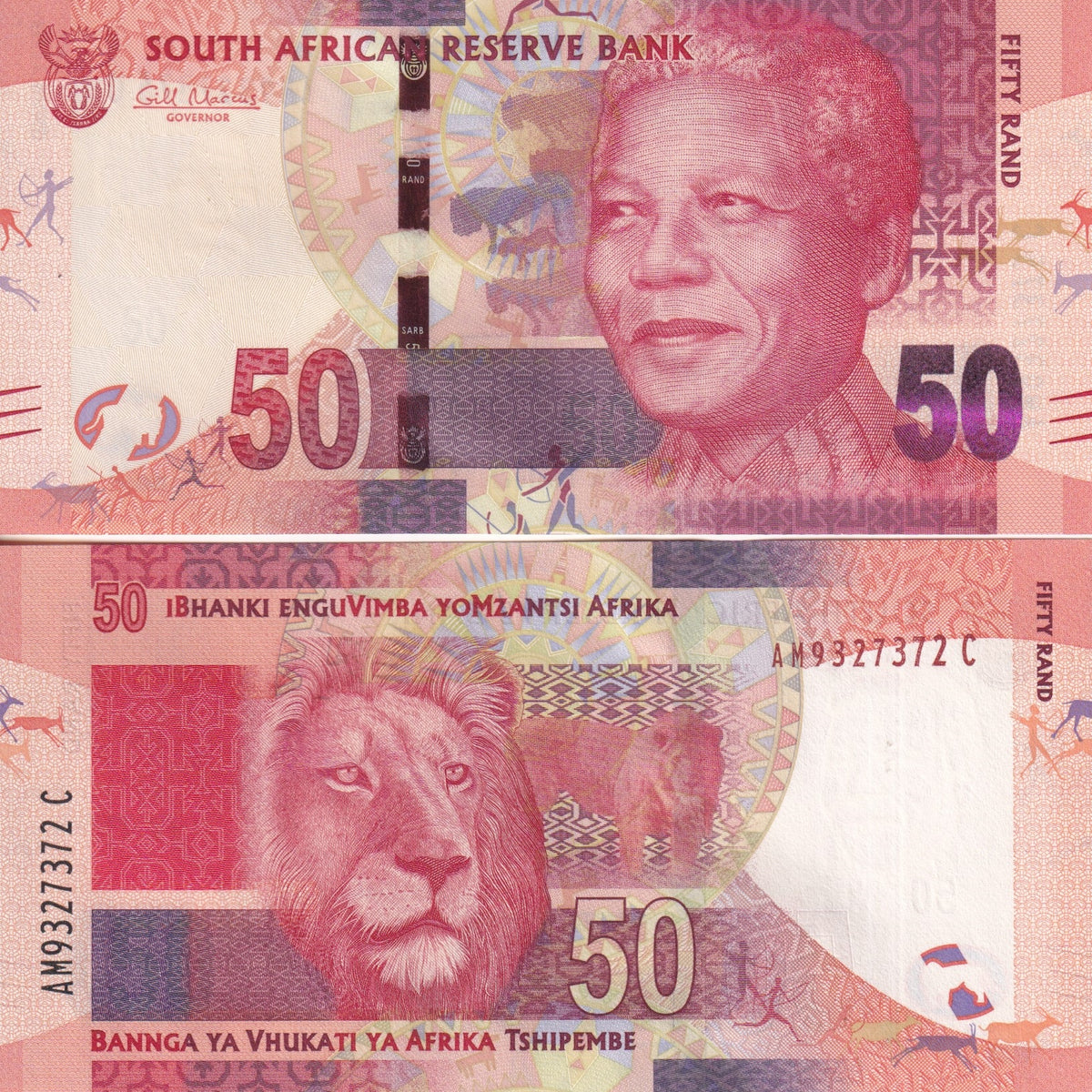 South Africa 50 Rand ND 2012 P 135 UNC – NotesHOBBY