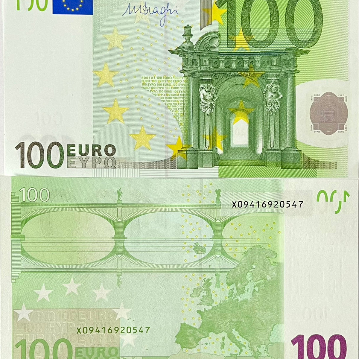 Euro 100 Euro 2002 Germany P 18 X AUnc – NotesHOBBY