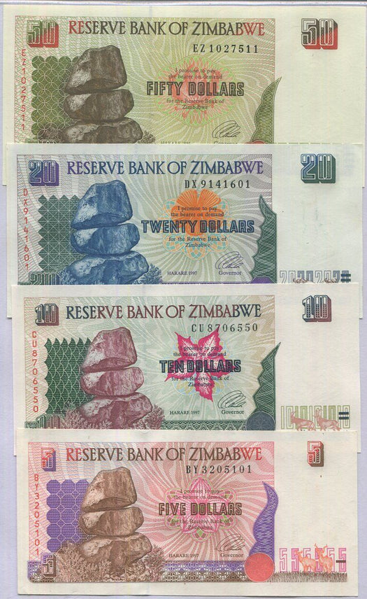 Zimbabwe Bank Notes Collections – Noteshobby