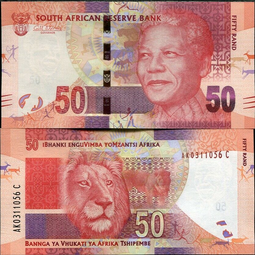 South Africa 50 Rands ND 2012 P 135 UNC – Noteshobby